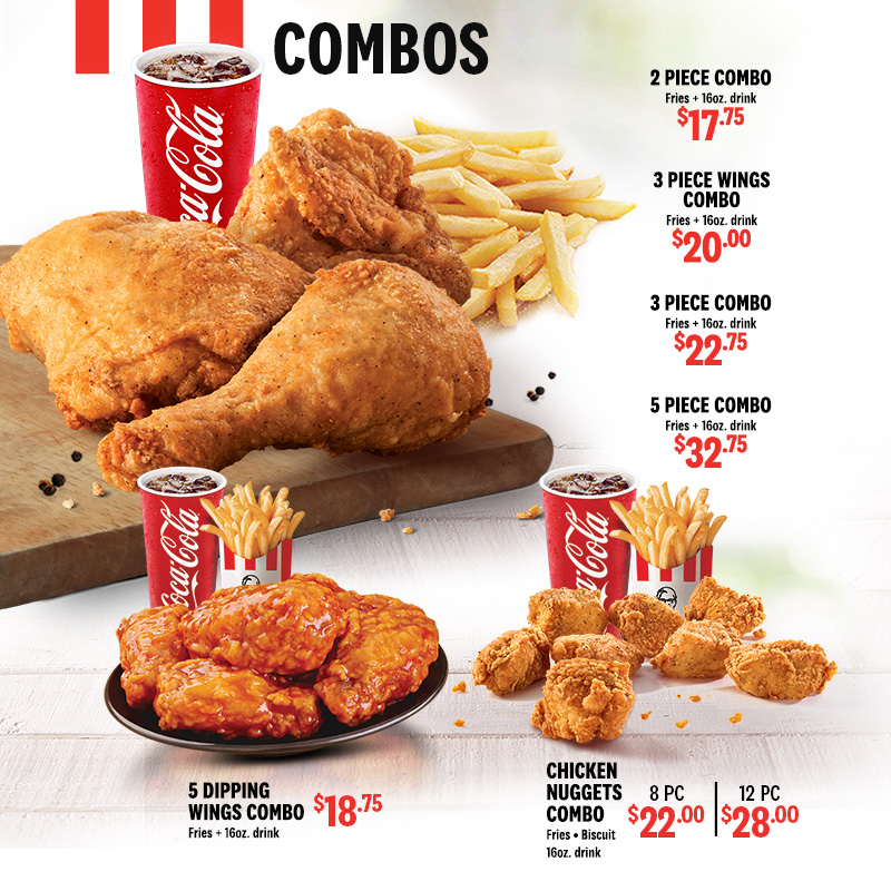 KFC Menu